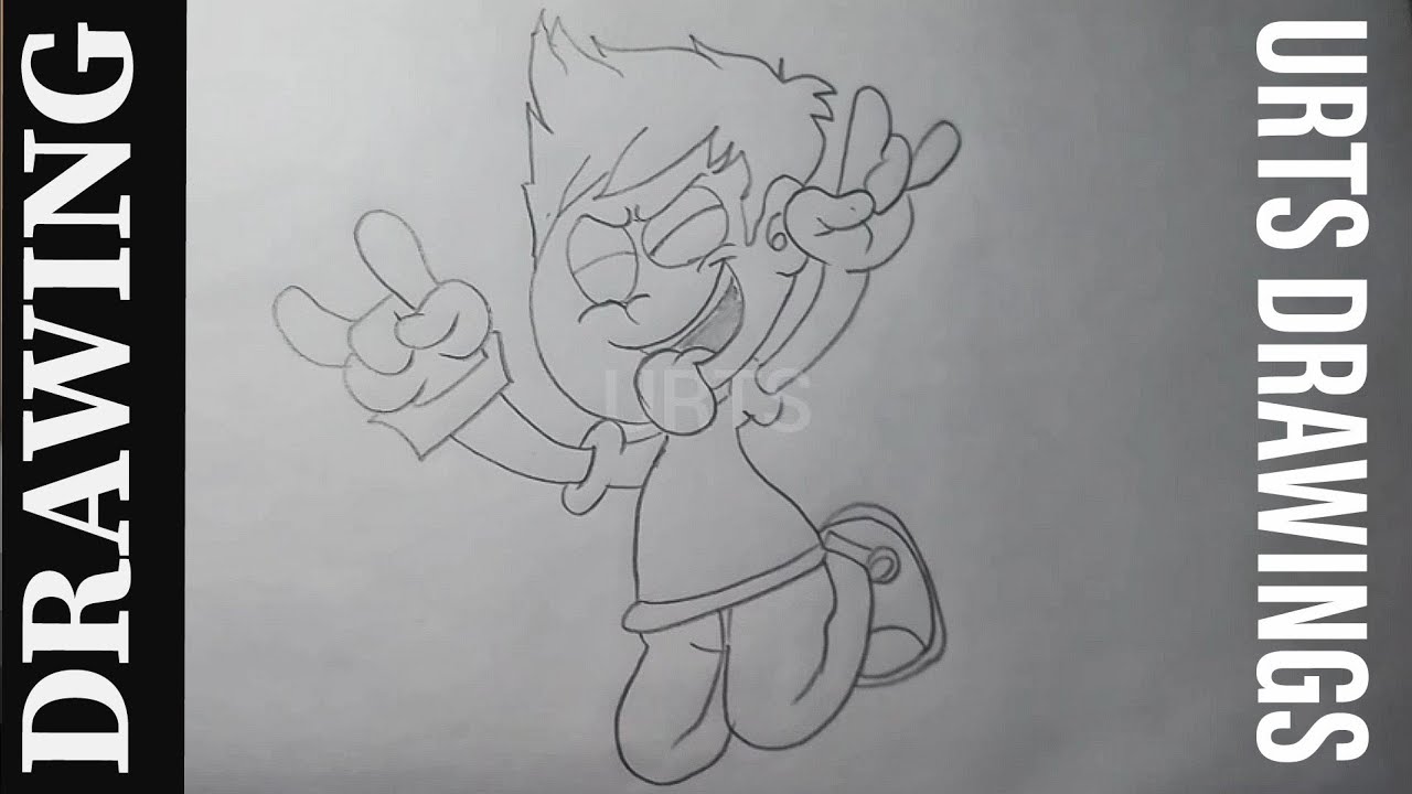 How to draw Cartoon BOY Drawing Easy(1) - YouTube