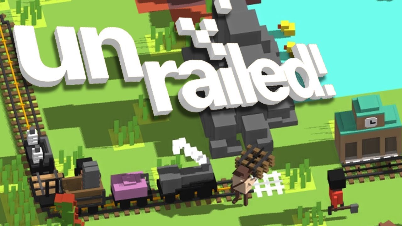 UNRAILED! - #2 - COW POWERED TRAIN?! (4 Player Gameplay) - YouTube