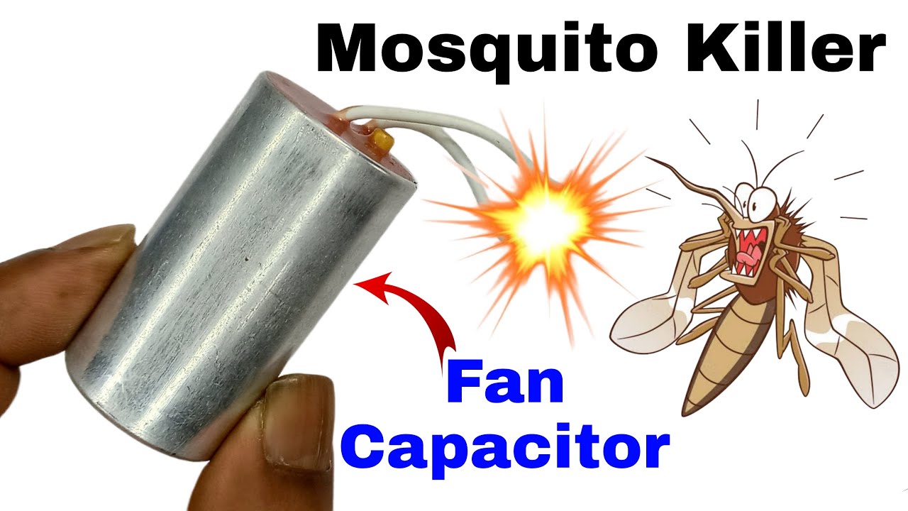 Make Very Powerful Mosquito Killer Using Old Fan Capacitor - YouTube