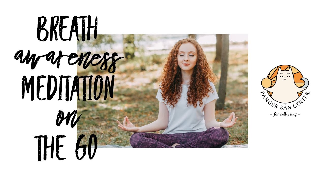 Breath Awareness meditation on the go - YouTube