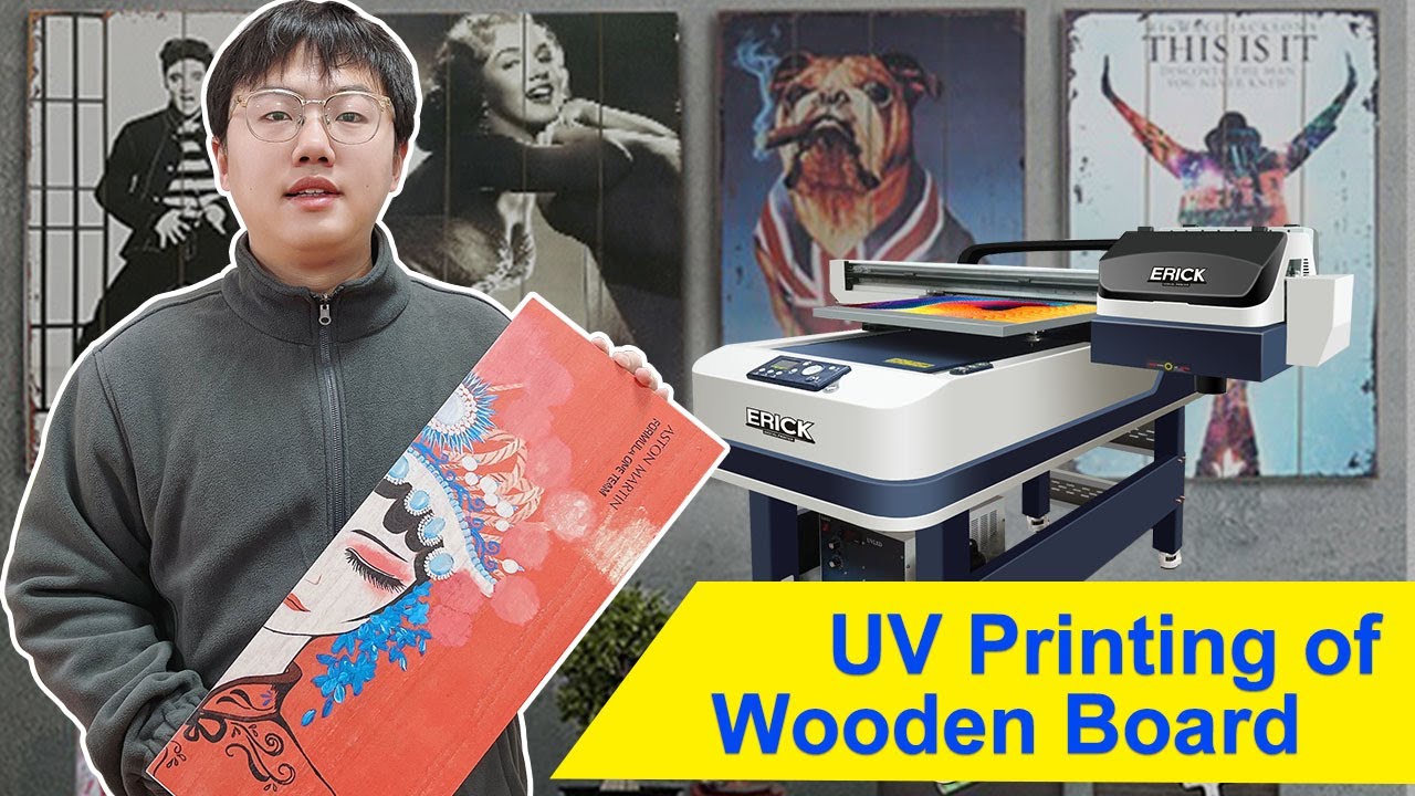 UV Printing Of Wood - YouTube