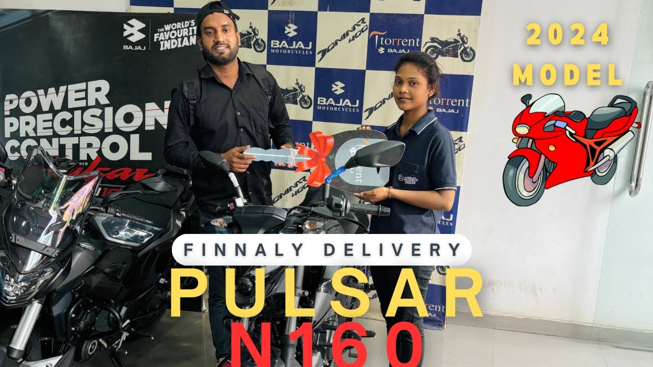 New Bike Delivery | Bajaj Pulsar N160 Dual ABS Digital Bluetooth ...