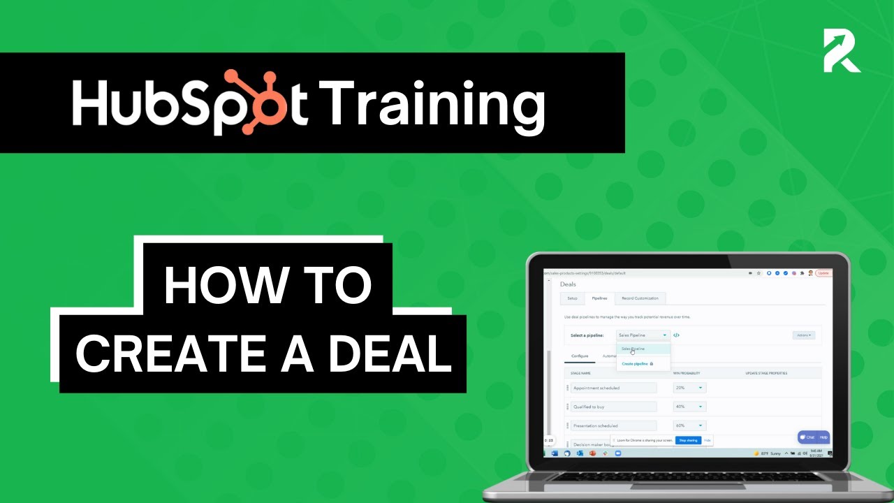Create a Deal in HubSpot - YouTube