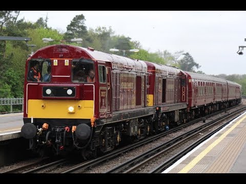 (HD) 71A Loco Group 33012 + C20LS 20142 + 20227 on the Diesel Special ...