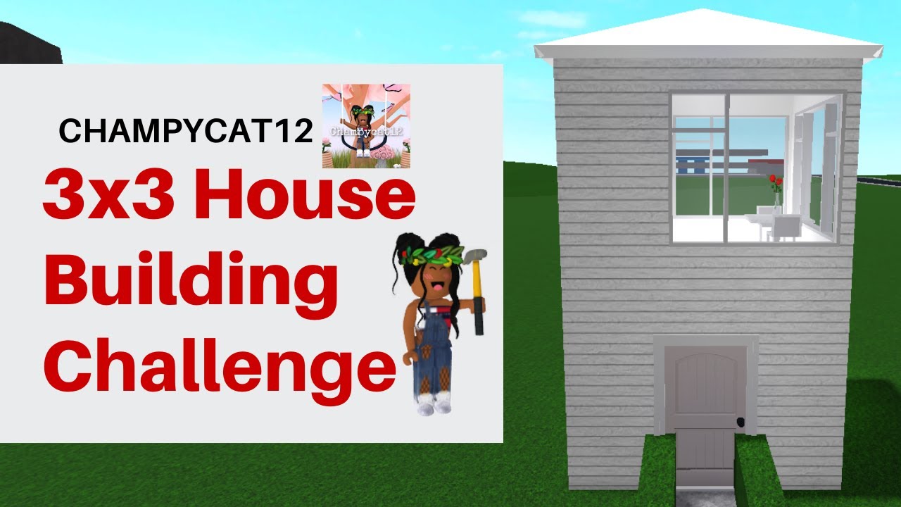 3x3 Bloxburg House Building Challenge | Roblox - YouTube