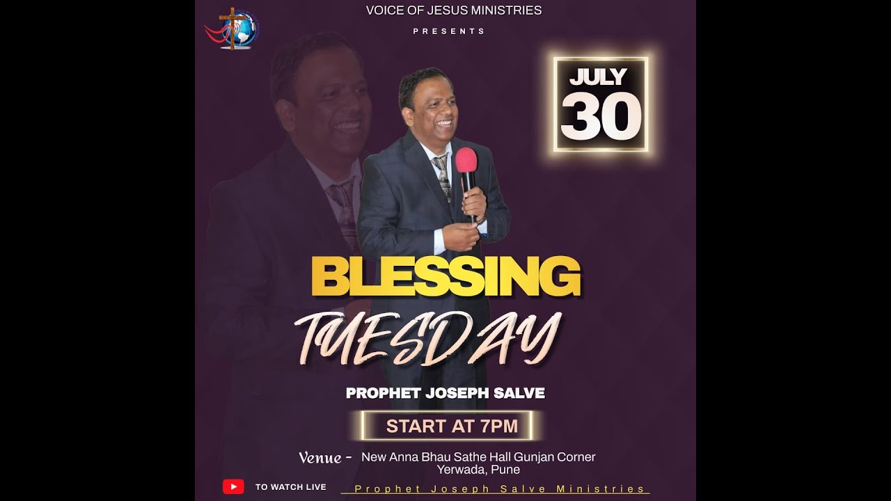 Prophet Joseph Salve Ministries MONDAY MEETING 29th JULY 2024-LIVE ...
