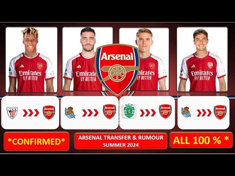 🚨 ARSENAL LATEST TRANSFER NEWS TODAY SUMMER 2024💥 - Targets, Signings ...