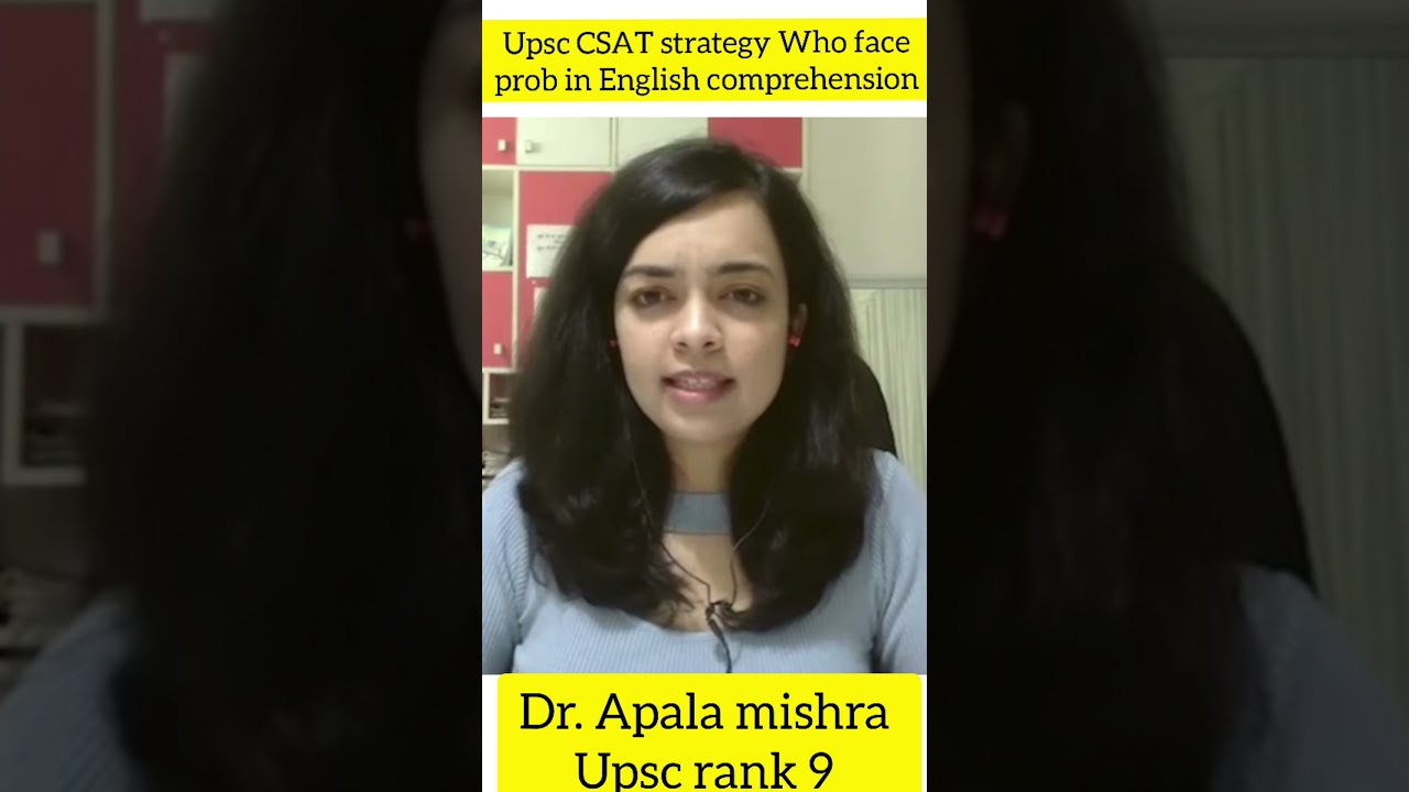 CSAT strategy by apla mishra || upsc tricks - YouTube