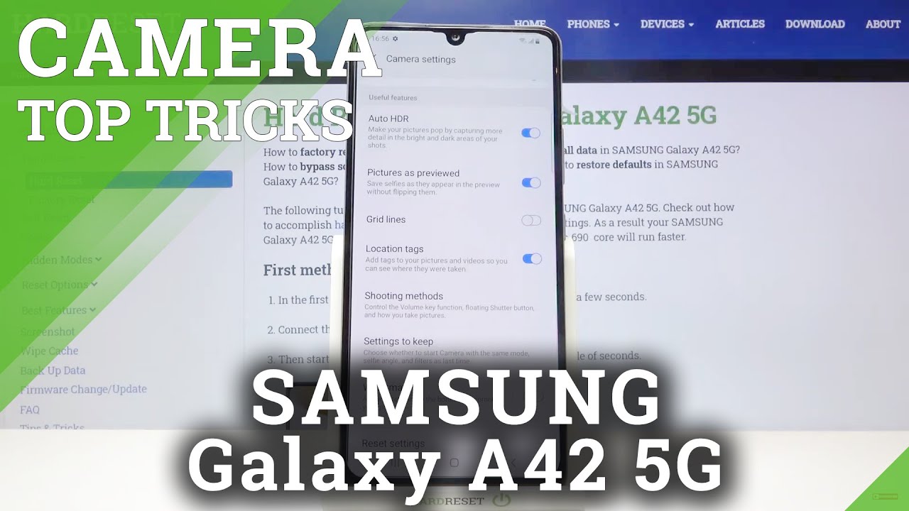 Camera Top Tricks for SAMSUNG Galaxy A42 5G – Useful Camera Options ...