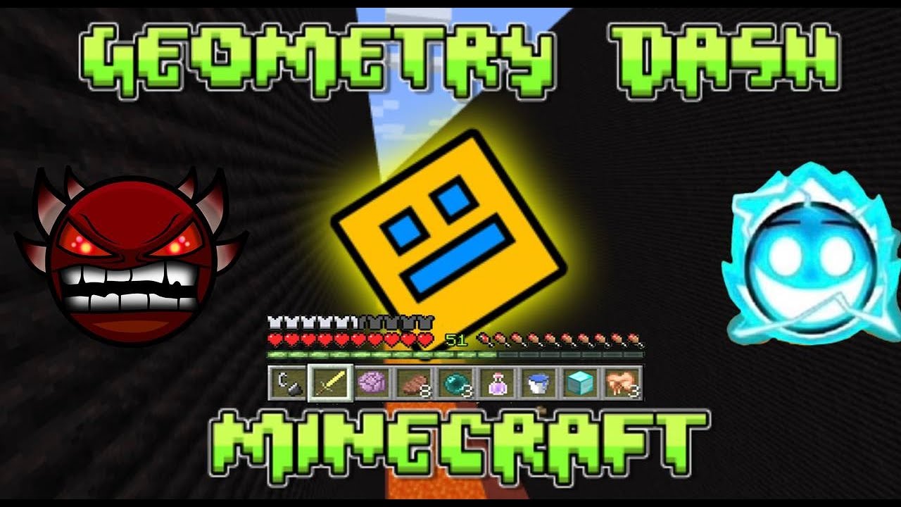 Geometry Dash Meets Minecraft: Epic Fails and Challenges! - YouTube