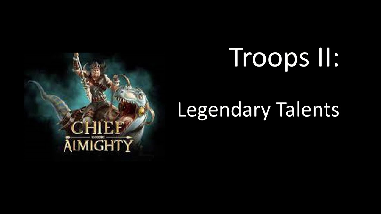 Chief Almighty - Complete Troop and Squad Formation Guide. 2/3 ...