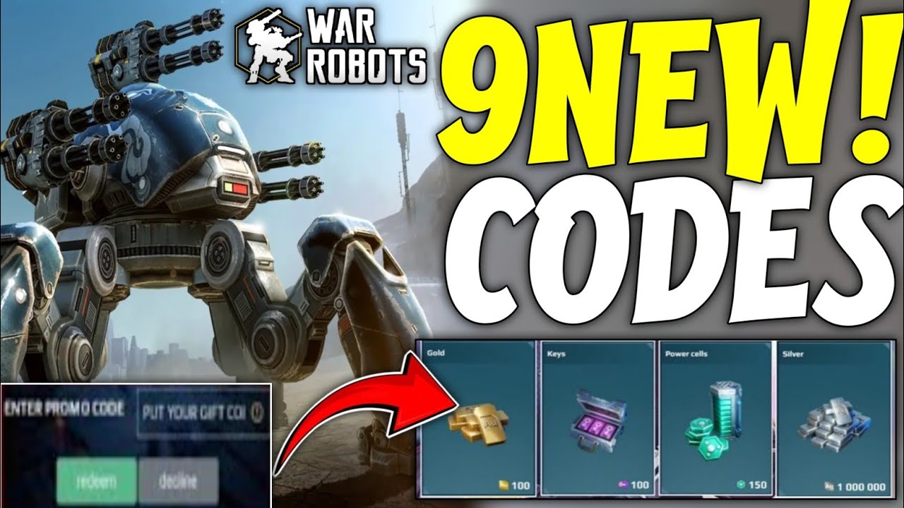 New Update ⚠️ War Robots Gift Codes 2024 | War Robots New Codes | Gift ...