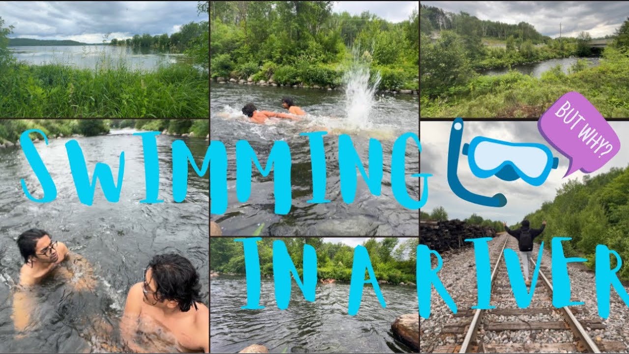 Vlog #11-Spontaneous Swim Adventure By the side of a Unknown River ...
