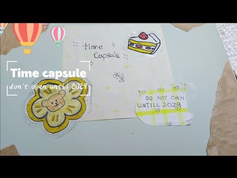 #Time capsule #cute vintage cover #asthetic #gift to future self # ...