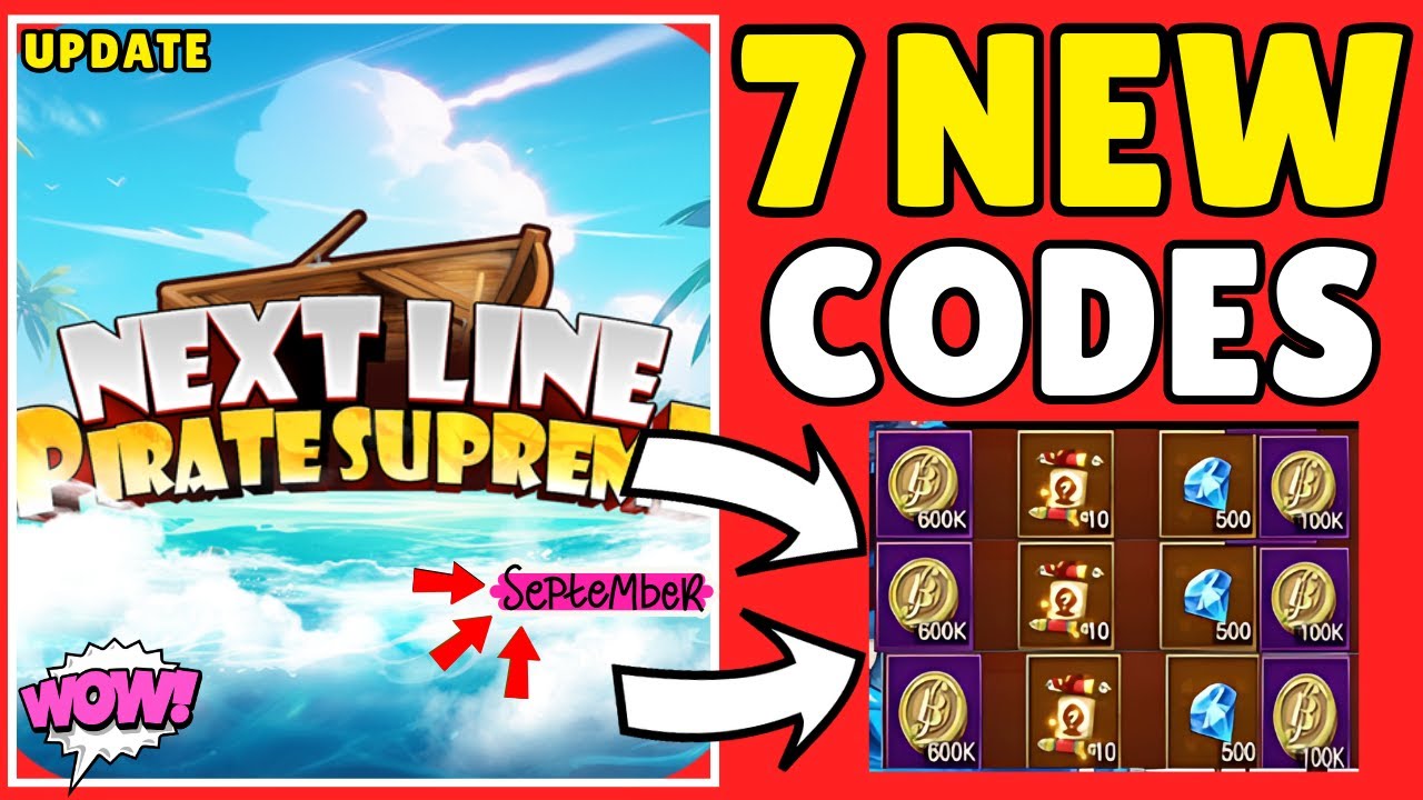 September🎁Next Line Pirate Supreme Gift Codes 2025 | Next Line Pirate ...