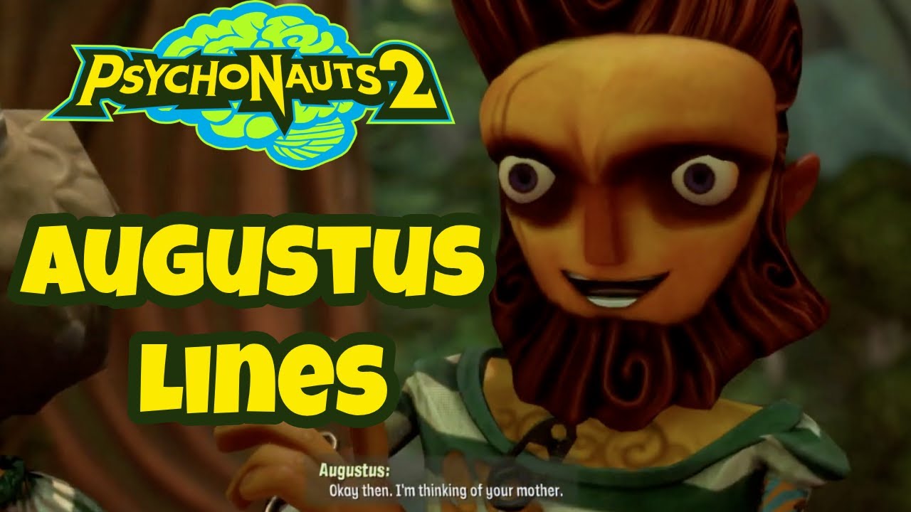 Psychonauts 2 - Augustus Aquato Voice Lines - YouTube