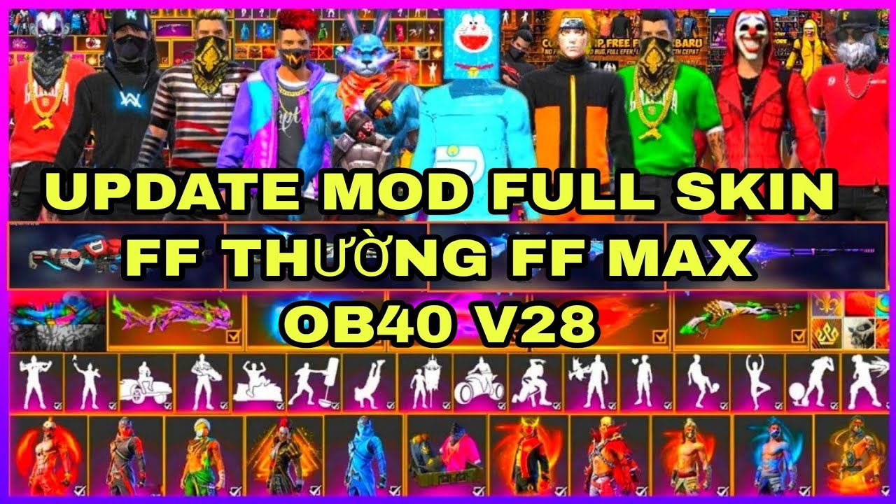 hướng dẫn mod skin free fire MOD HÀNH ĐỘNG SÚNG TRANG PHỤC cho ff ...