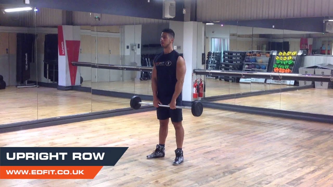 How To: Upright row - YouTube