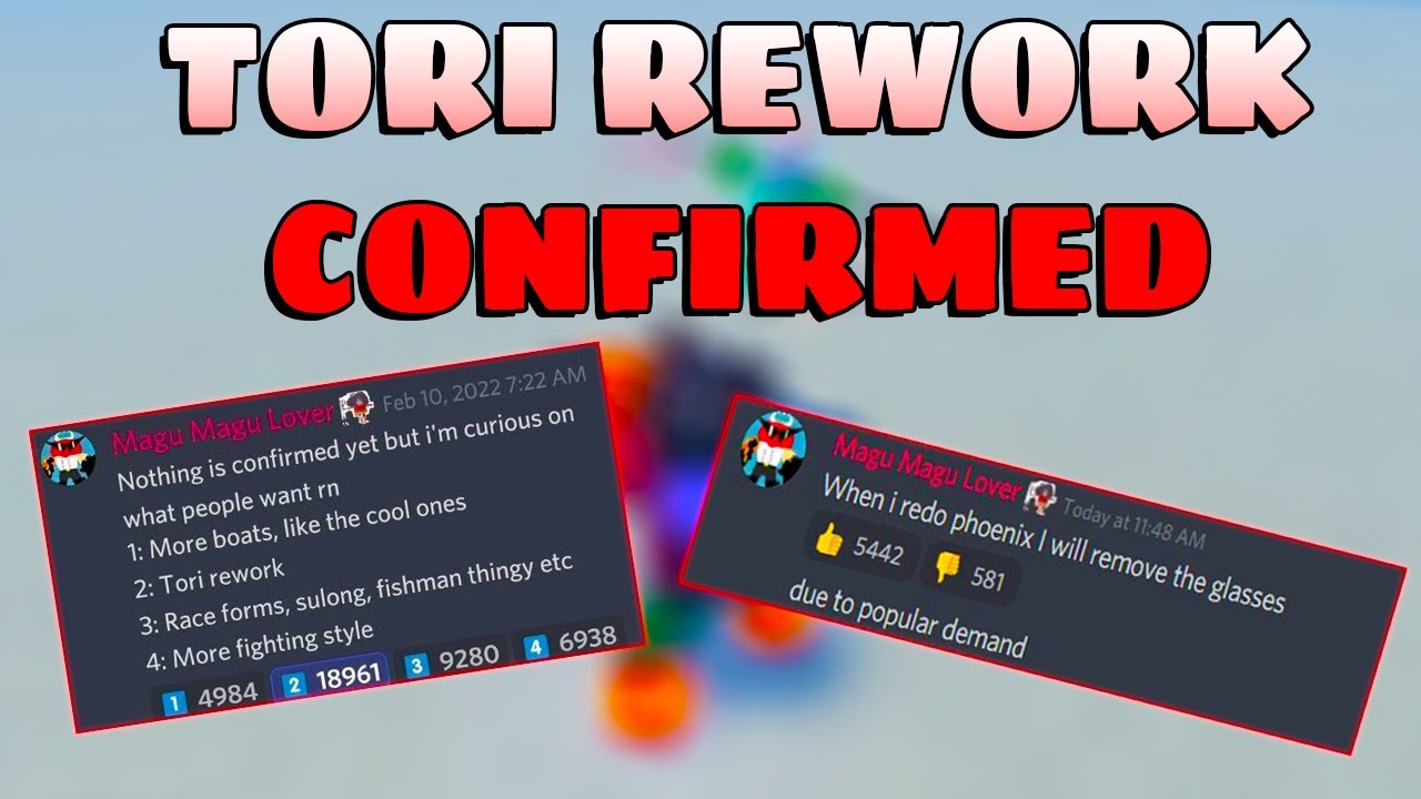 [GPO] We Are FINALLY Getting a TORI REWORK - YouTube