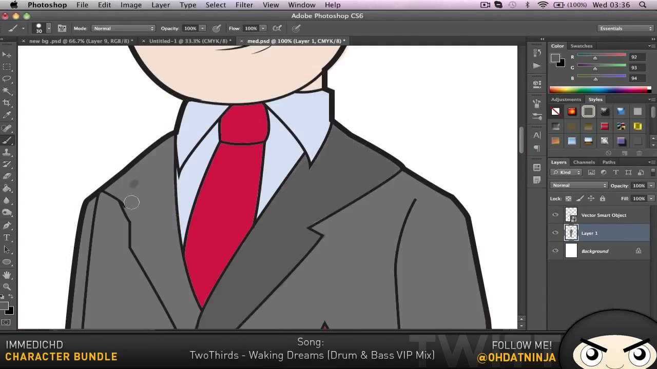 Character & Background Design - Awesome Speed Art! - YouTube