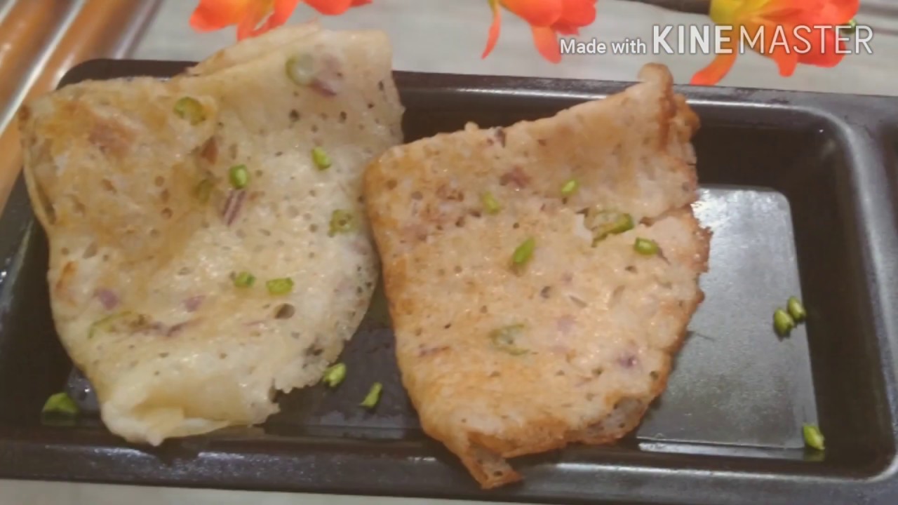 Instant Plain Rava Dosa/न भिगोना/ न पीसना बिना किसी झंझट के झटपट बनाए ...