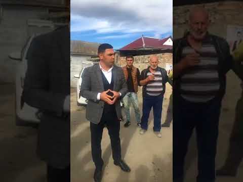 Gürcüstanın  mer namizedi Ehmet İmanquluyev kızılhacılı kent sakinleriyle görüşüb