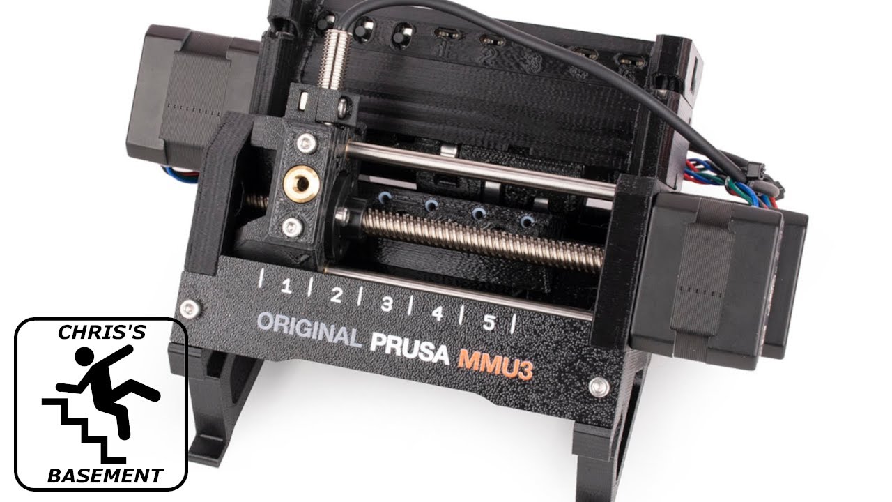 Prusa MMU3 Part 1 - Assembly - Chris's Basement - 2024 - YouTube