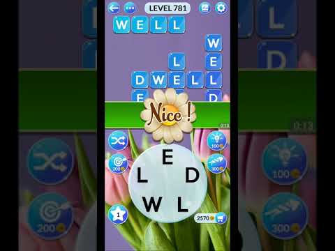 WORDSCAPES IN BLOOM LEVEL 781 masaya ang mga salita - YouTube
