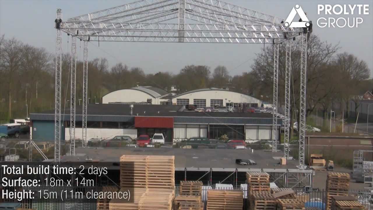 Demo build ST Roof - Prolyte + Codex - YouTube