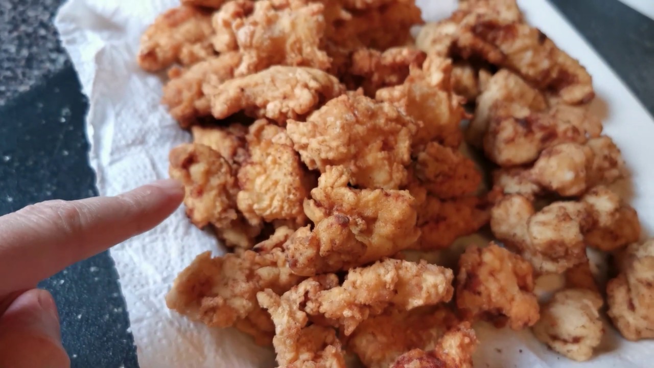 Como hacer crispy boneless.... - YouTube
