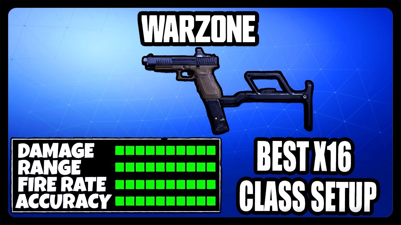 NEW OVERPOWERED X16 CLASS SETUP IN WARZONE! BEST X16 CLASS SETUP! - YouTube