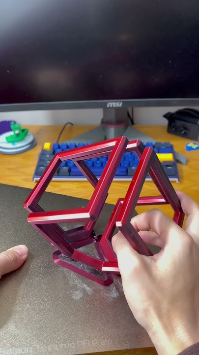 3D Printed Infinity Cube - YouTube