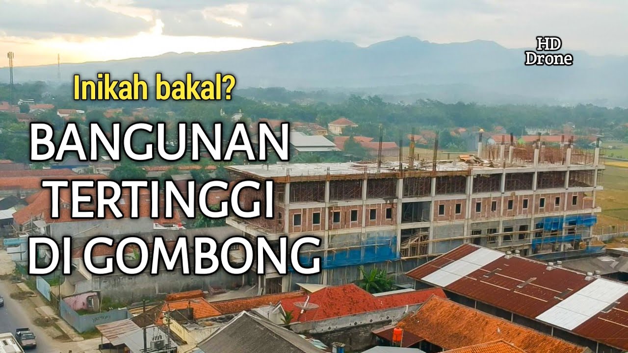 Bangunan Tertinggi di Kota Gombong Kebumen Jateng | Cinematic Drone HD ...