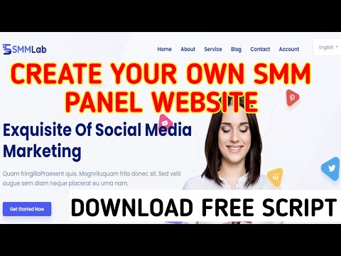 Create your own smm panel website | smmlab latest script | paid script ...