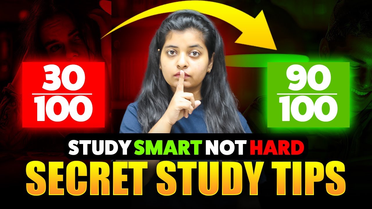 10 Secret Study Tips | Study Smart Not Hard | CBSE Class 9 | Priyal Ma ...