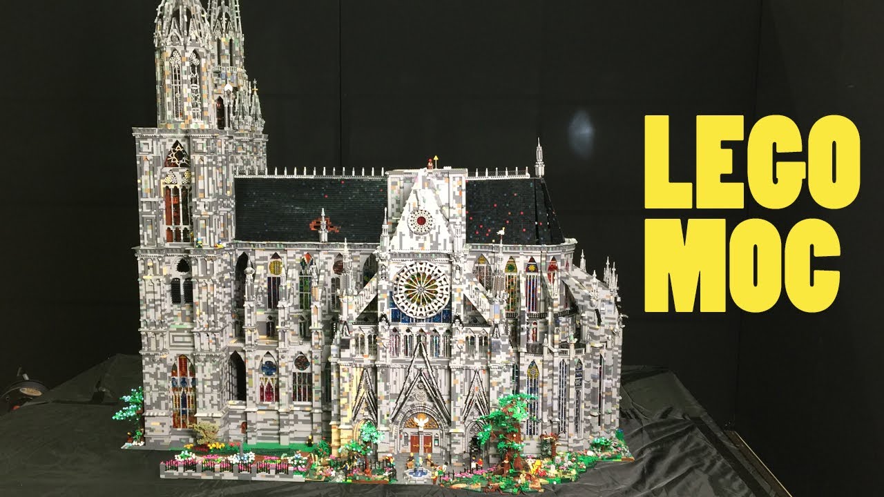 Riesige LEGO Kathedrale: Hunderttausende LEGO-Steine! - YouTube