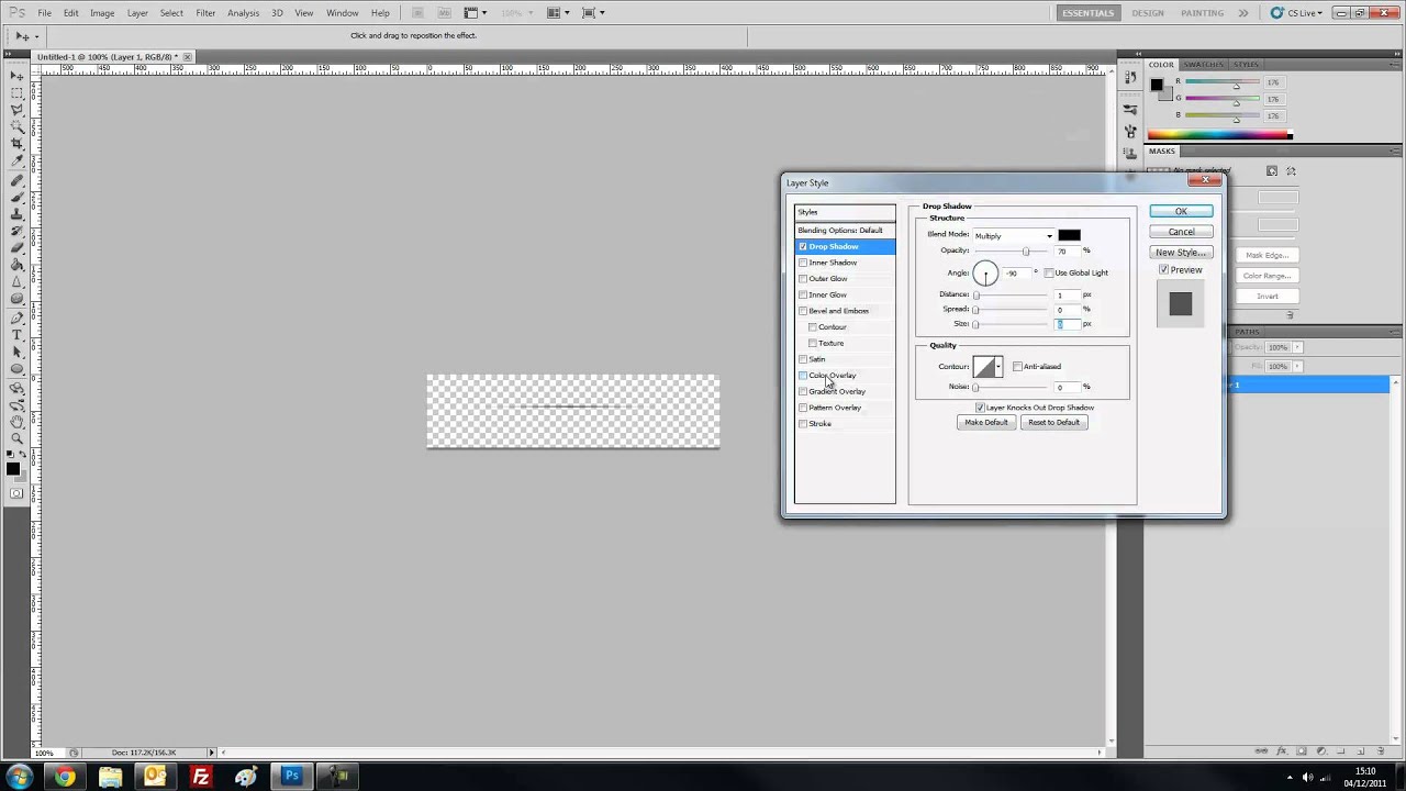 Tutorial #5 - HQ and Professional Looking Indented Line in Photoshop ...