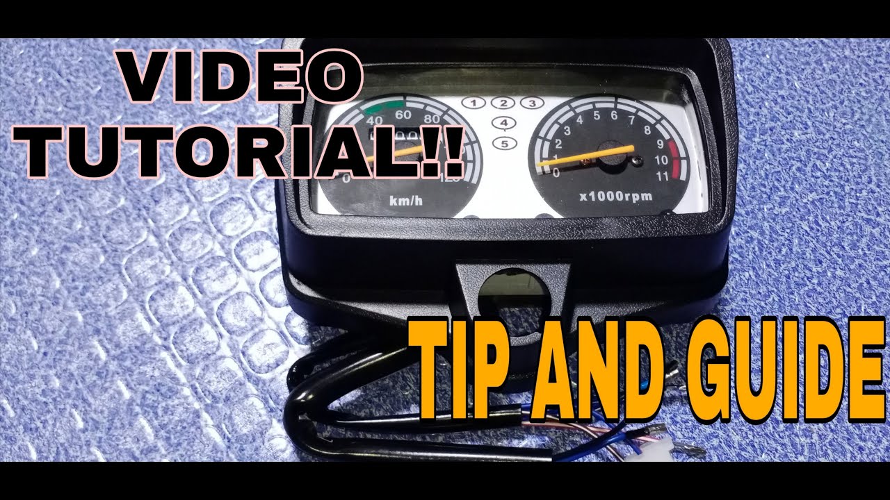 Speedometer guage for Honda Tmx Alpha | Tip and Guide How to Install - YouTube