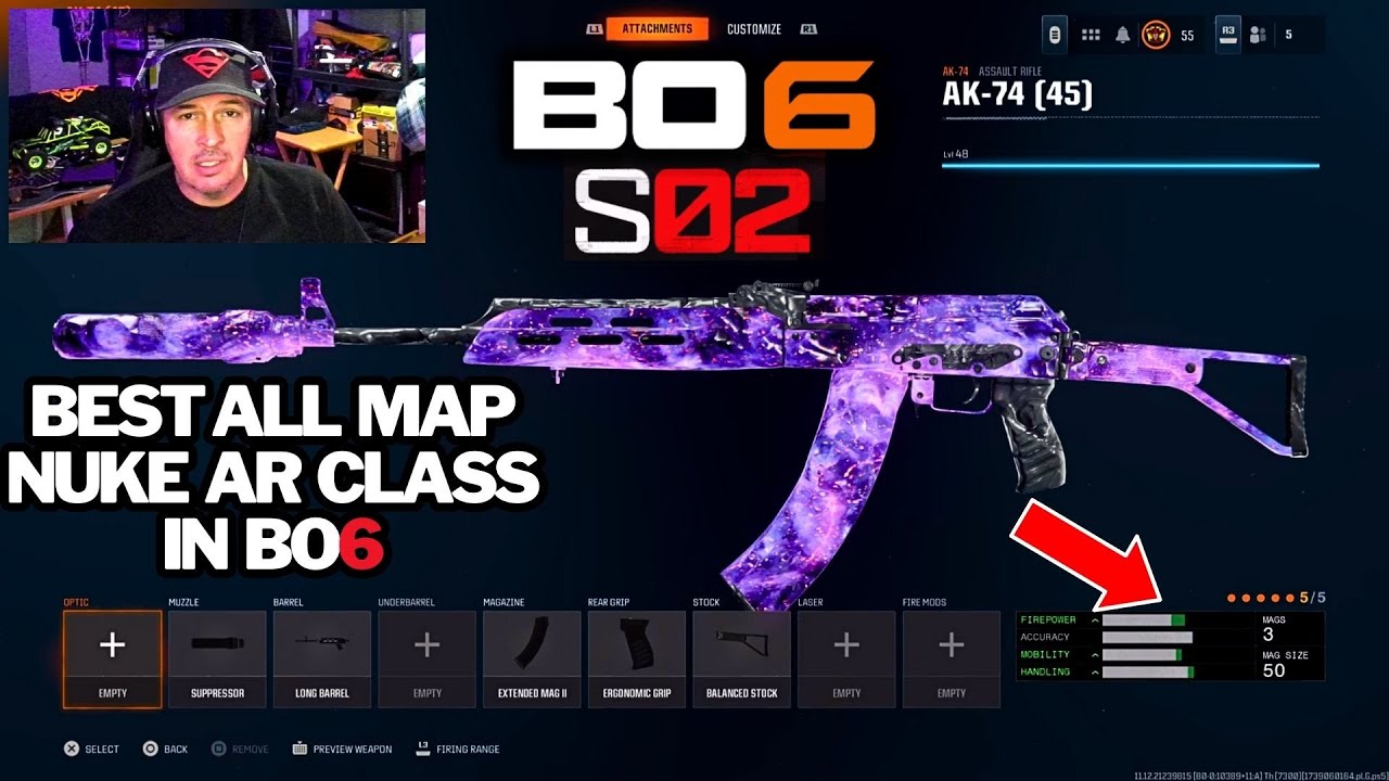 BEST AR CLASS FOR ALL MAP IN BO6 S02 NUKE WHIT WAR MACHINE 34 ...