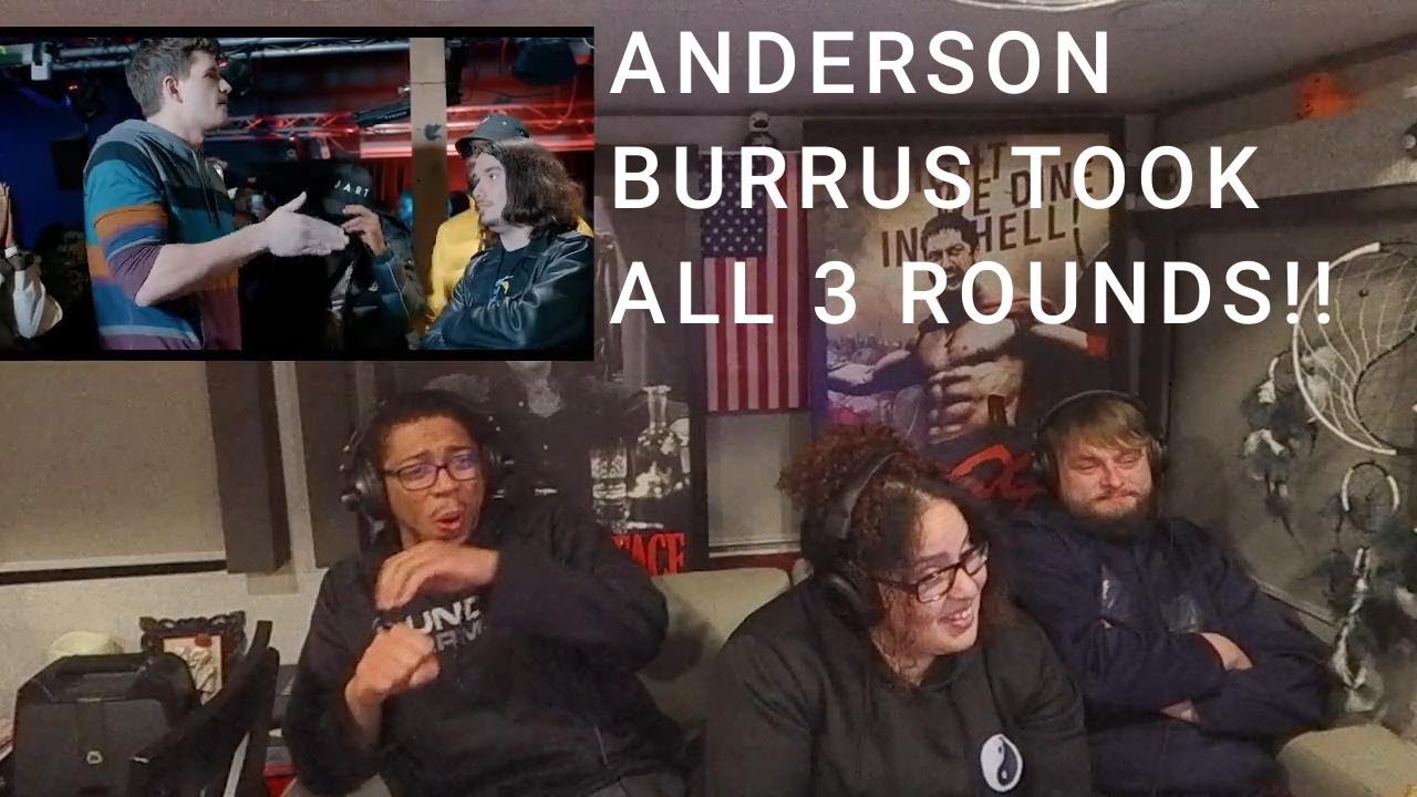 Anderson Burrus vs Ghast Buff - Rap Battle (USA vs UK) [REACTION] - YouTube