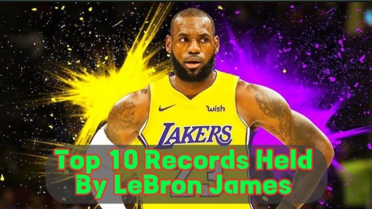 Top 10 Records Held By LeBron James | LeBron James becomes 1st NBA Star ...