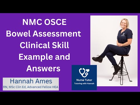 NMV OSCE Bowel Assessment and Example Scenarios and Answers - YouTube
