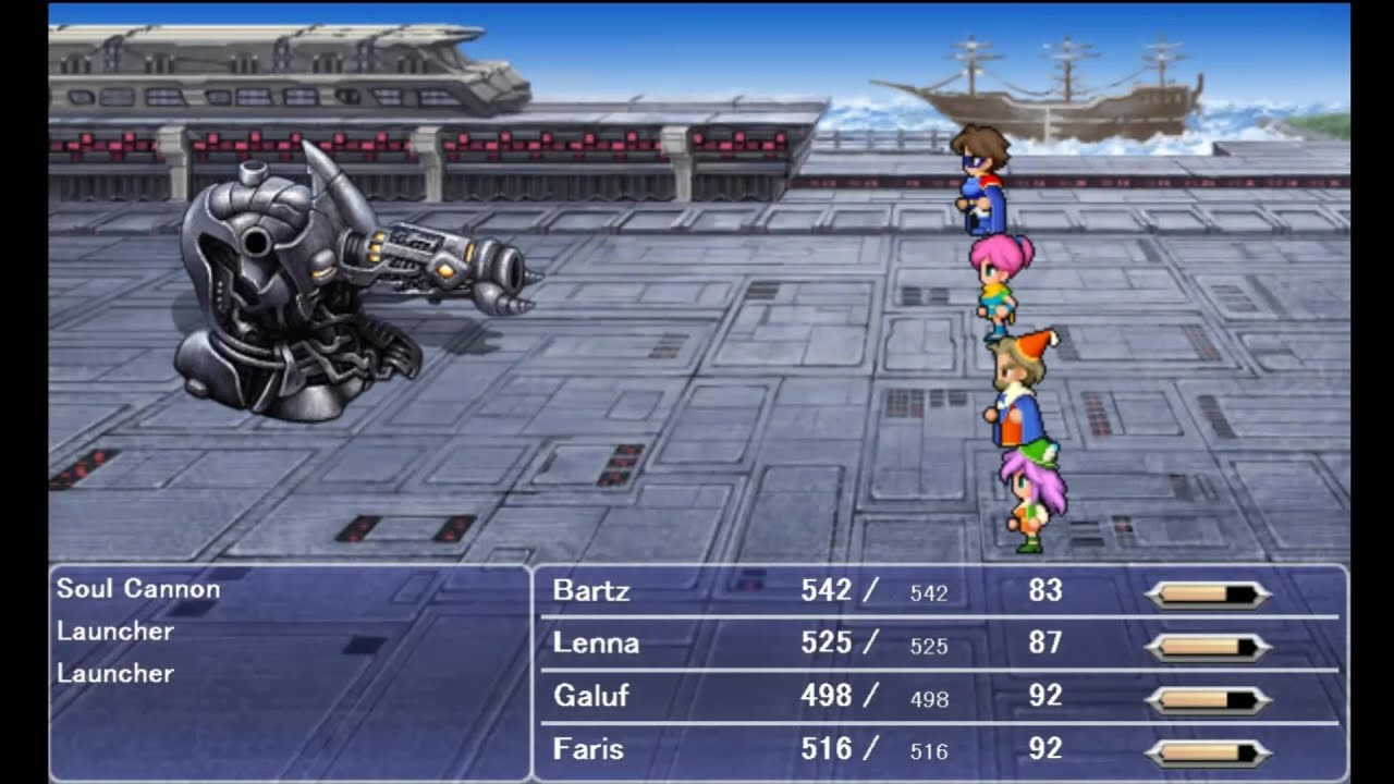 Final Fantasy V - Soul Cannon - YouTube