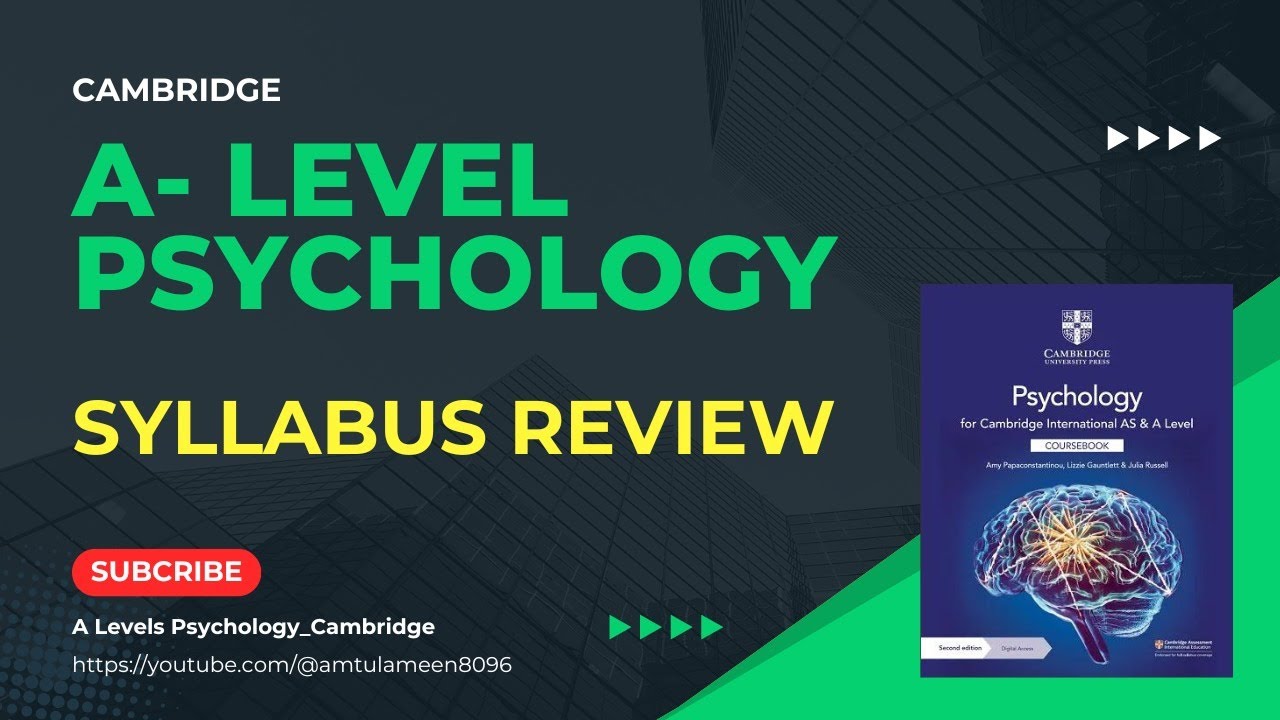 AS and A Levels Psychology Syllabus (2024-2026) #Alevels psychology # ...