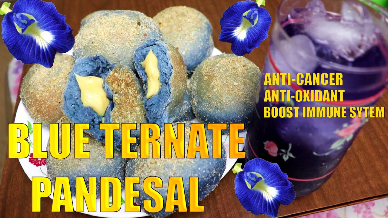 Blue Ternate Pandesal (Malambot na tinapay at Anti Cancer pa) - YouTube