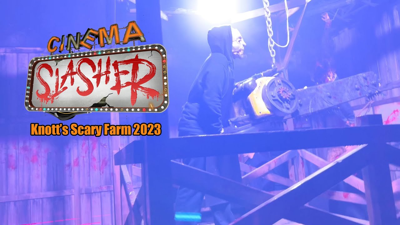 Cinema Slasher - Knott's Scary Farm 2023 - YouTube