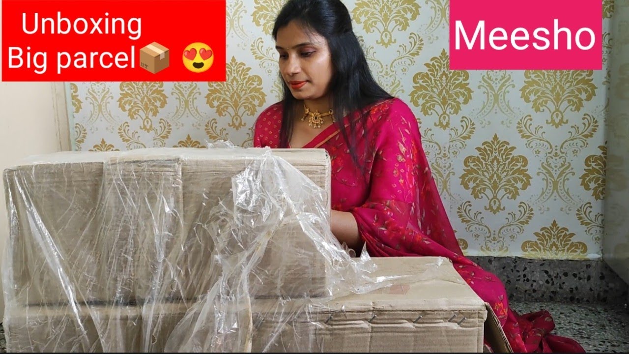 Meesho Unboxing Big parcel📦 😍# లోపల ఏమున్నాయో చూసేద్దామా#most use full ...