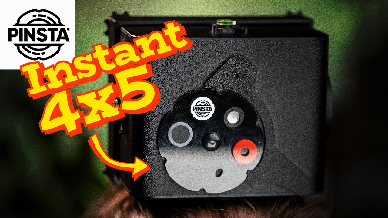 Instant 4x5 Pinhole - Trying the PINSTA Camera - YouTube