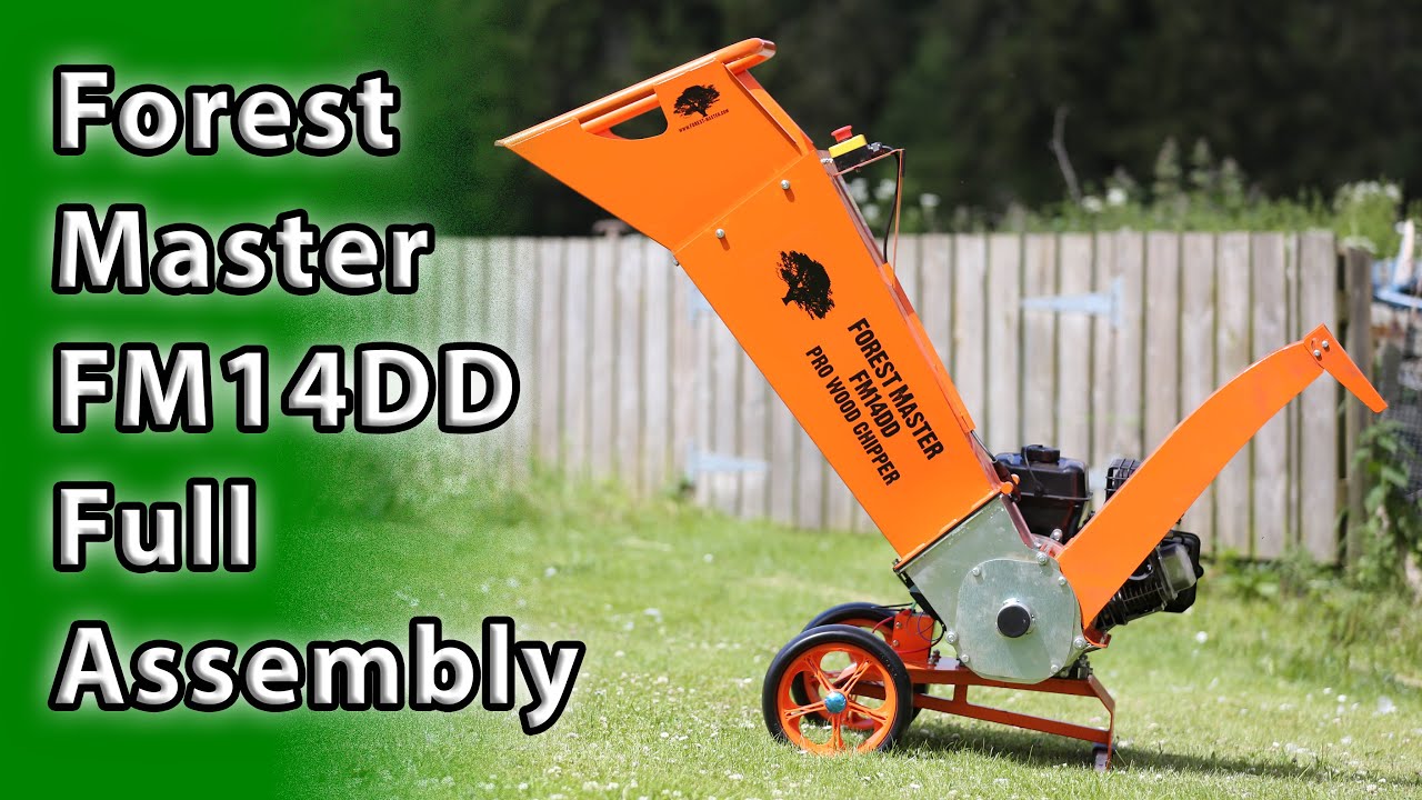 Forest Master Wood Chipper Assembly 14hp - YouTube