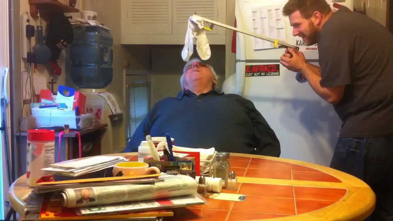 PRANK: Uncensored Superpop gets socks in face! TRUtv "20 most shocking ...